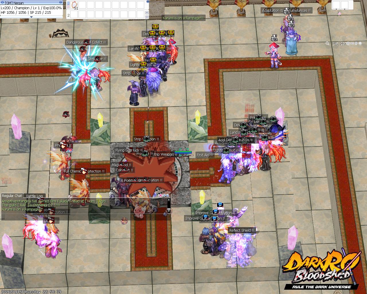 DarkRO - Bloodshed Server Information - RMS Private RO Server Listing
