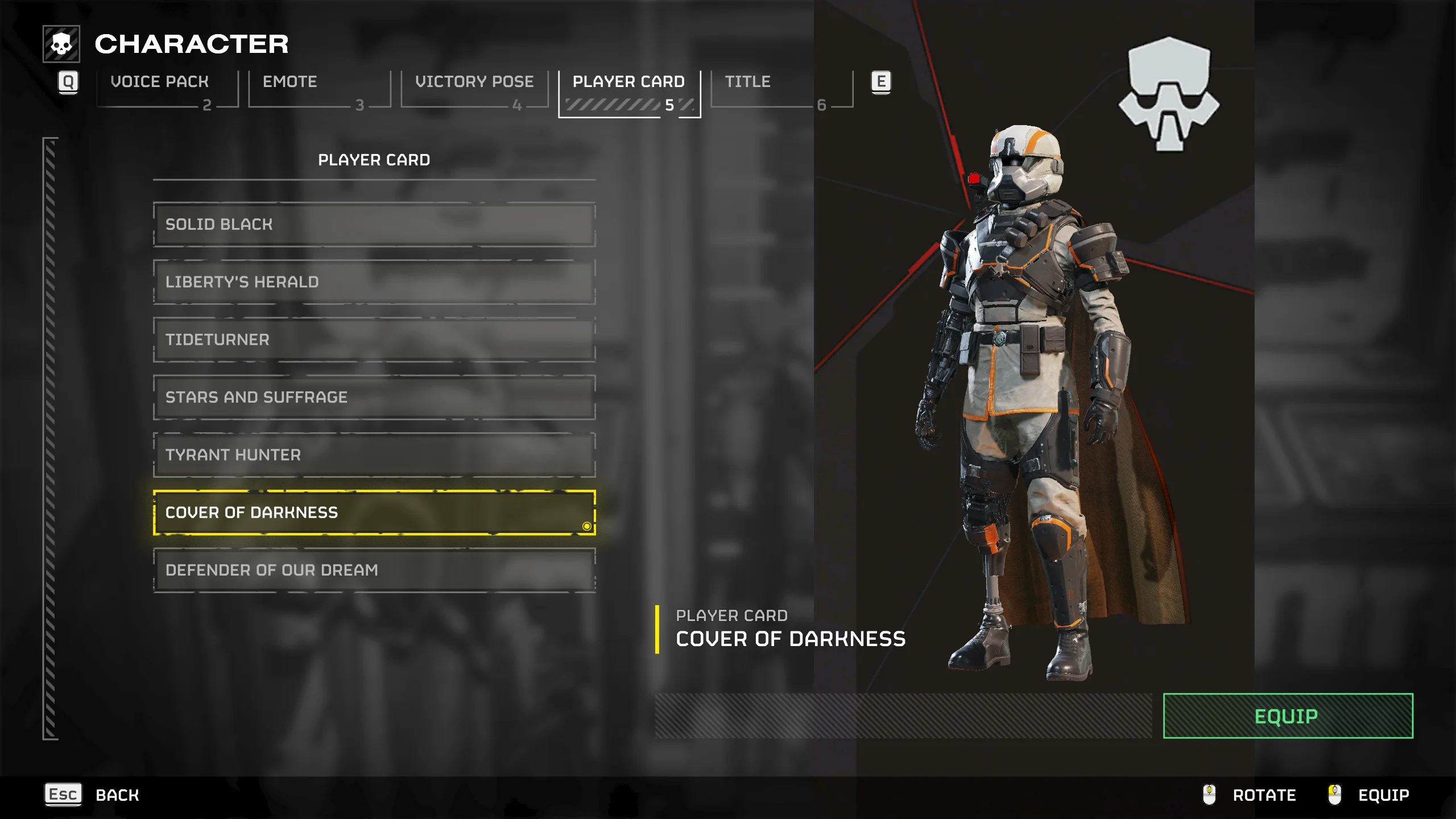 » Helldivers 2 + Character Sheet, Customisation, Inventory + Player Card