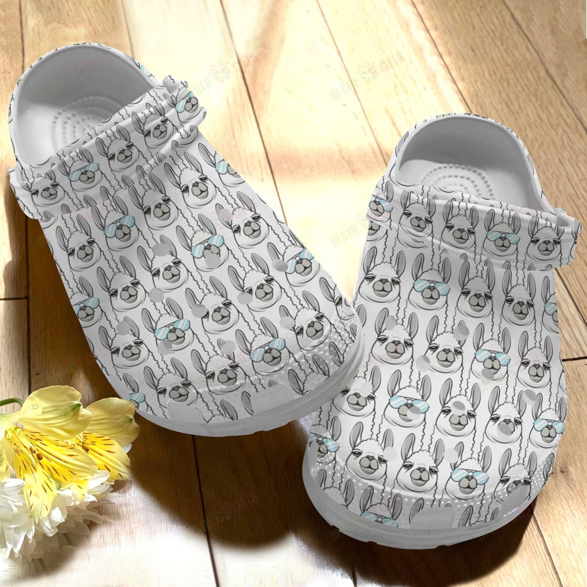 Llama Crocs Classic Clog Cool Shoes - Themarketfarmer