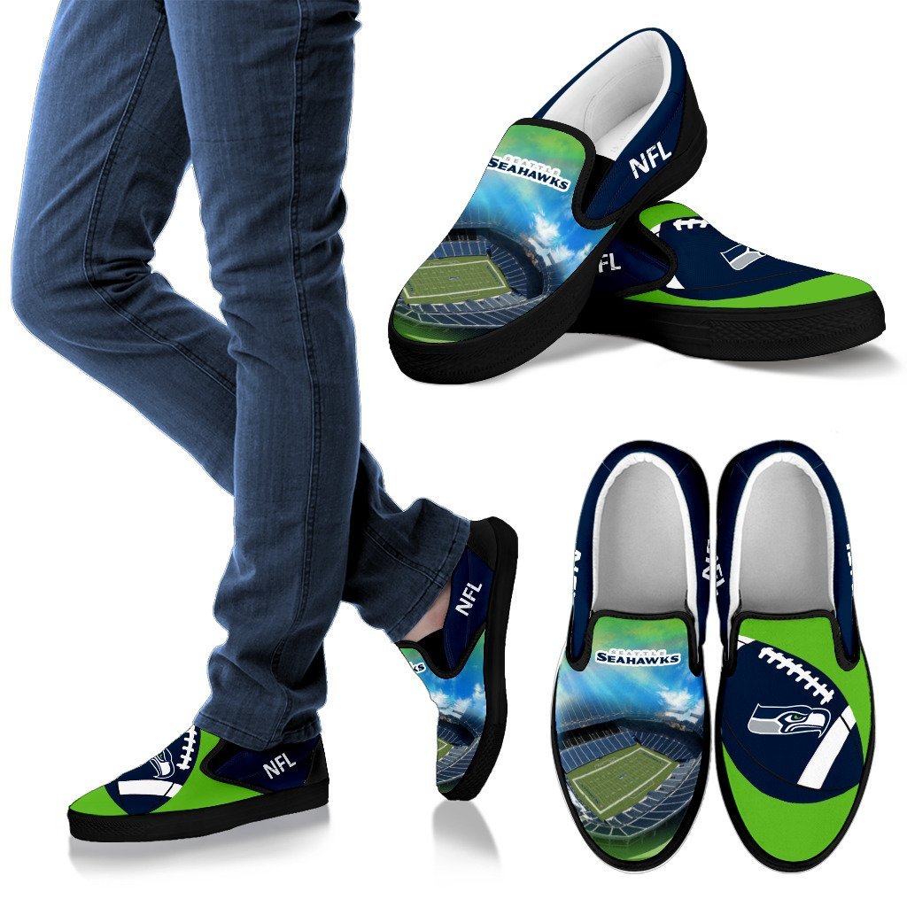 Proud Of Stadium Seattle Seahawks Slip-On Shoes | Shop