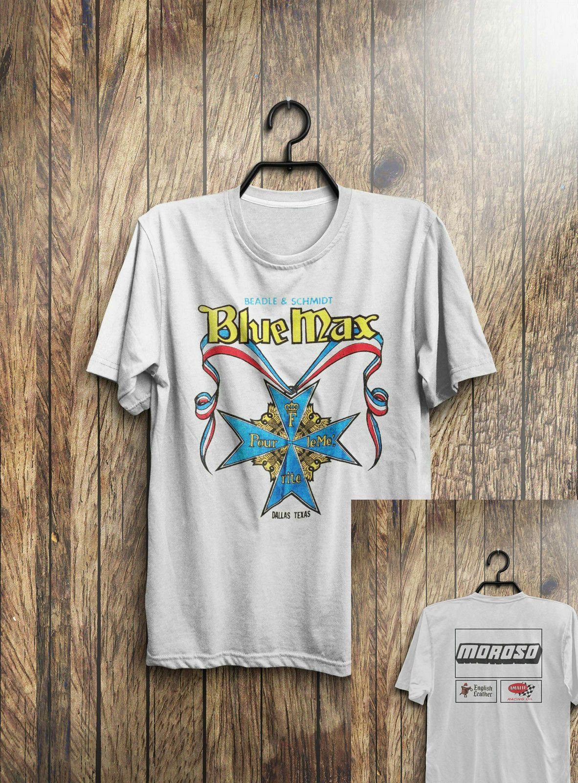 T Shirt Vintage Beadle & Schmidt Blue Max Drag Racing T-Shirt Reprint ...