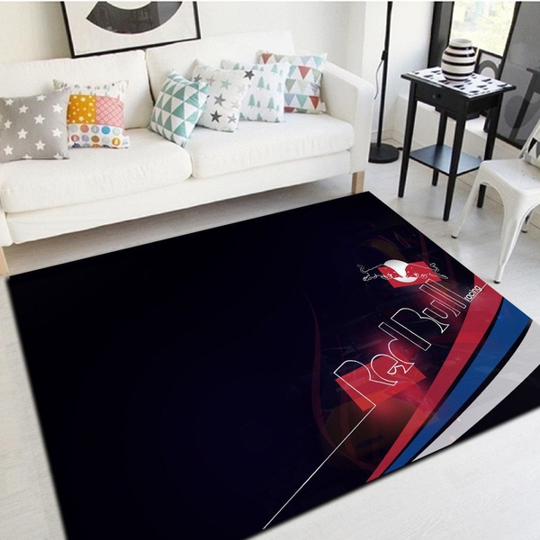 Red Bull Logo Area Rug, Living Room Carpet, Home Floor Decor ...