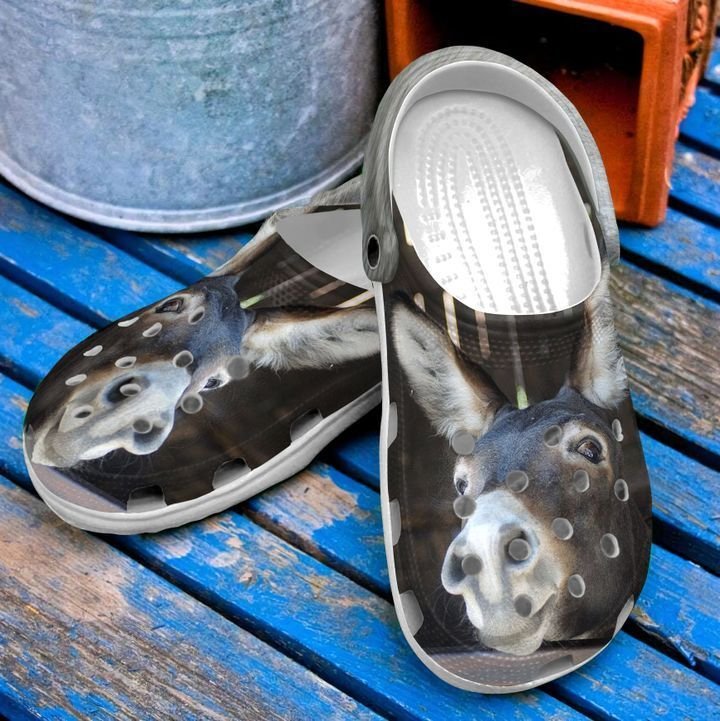 Farmer A Funny Donkey Sku 960 Crocs Clog Shoes - Themarketfarmer