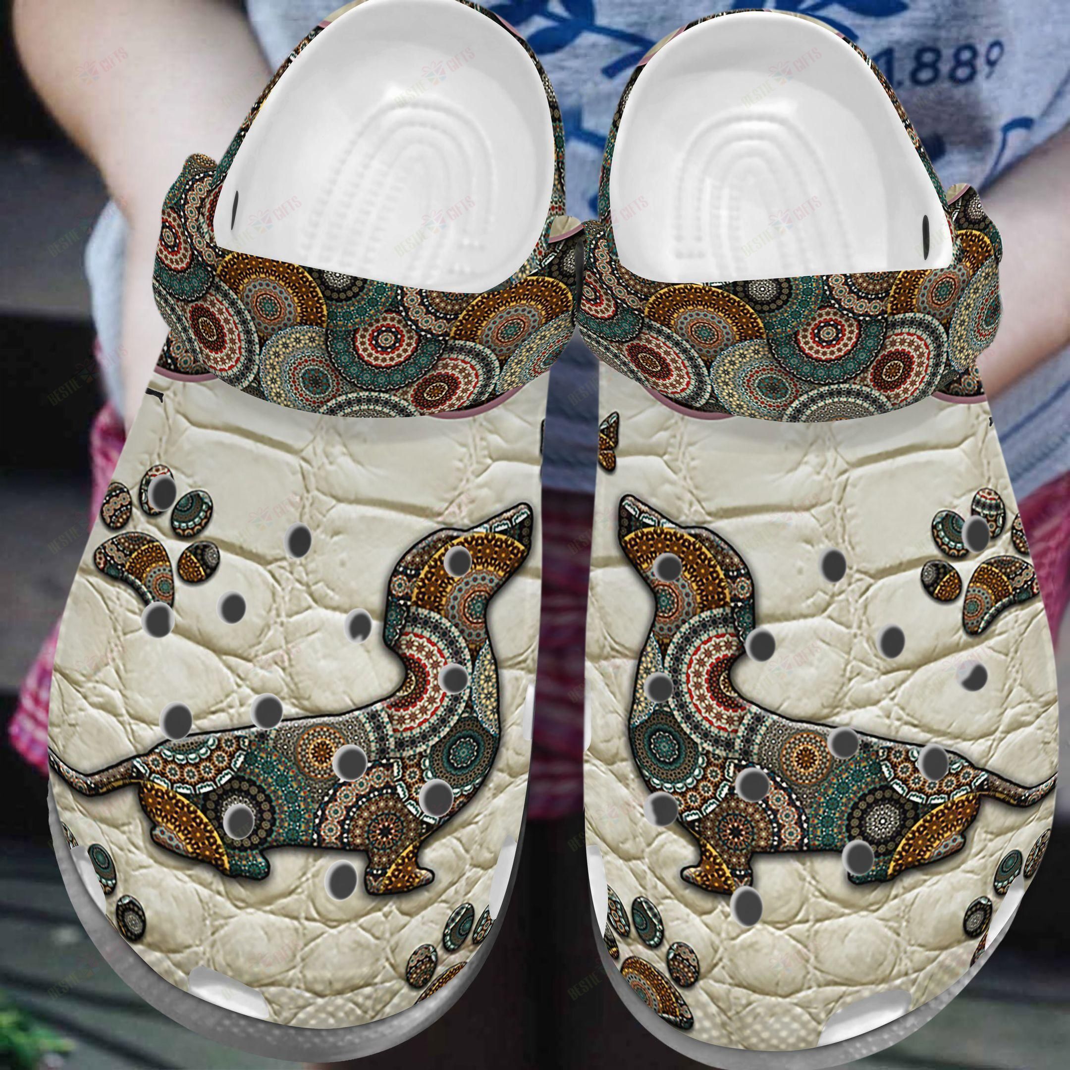 Dachshund Crocs Classic Clog Lovely Dachshund Shoes - Themarketfarmer