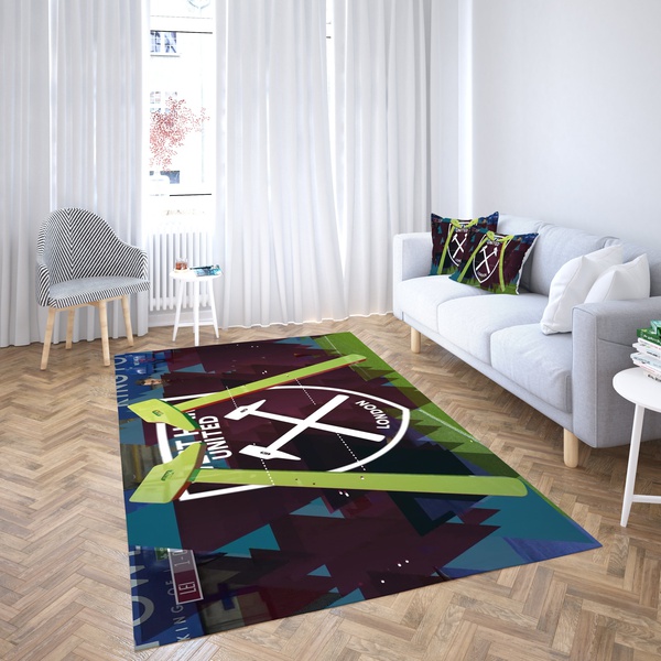 West Ham United Football Modern Design Carpet Living Room Area Rug ...