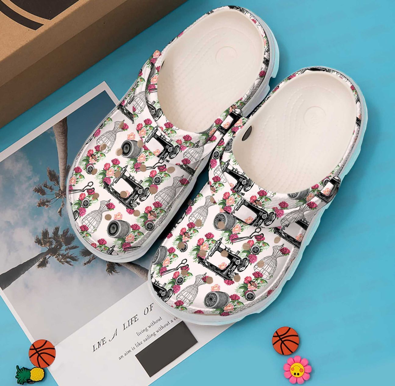 Sewing Personalized Clog, Custom Name, Text, Color, Number Fashion ...