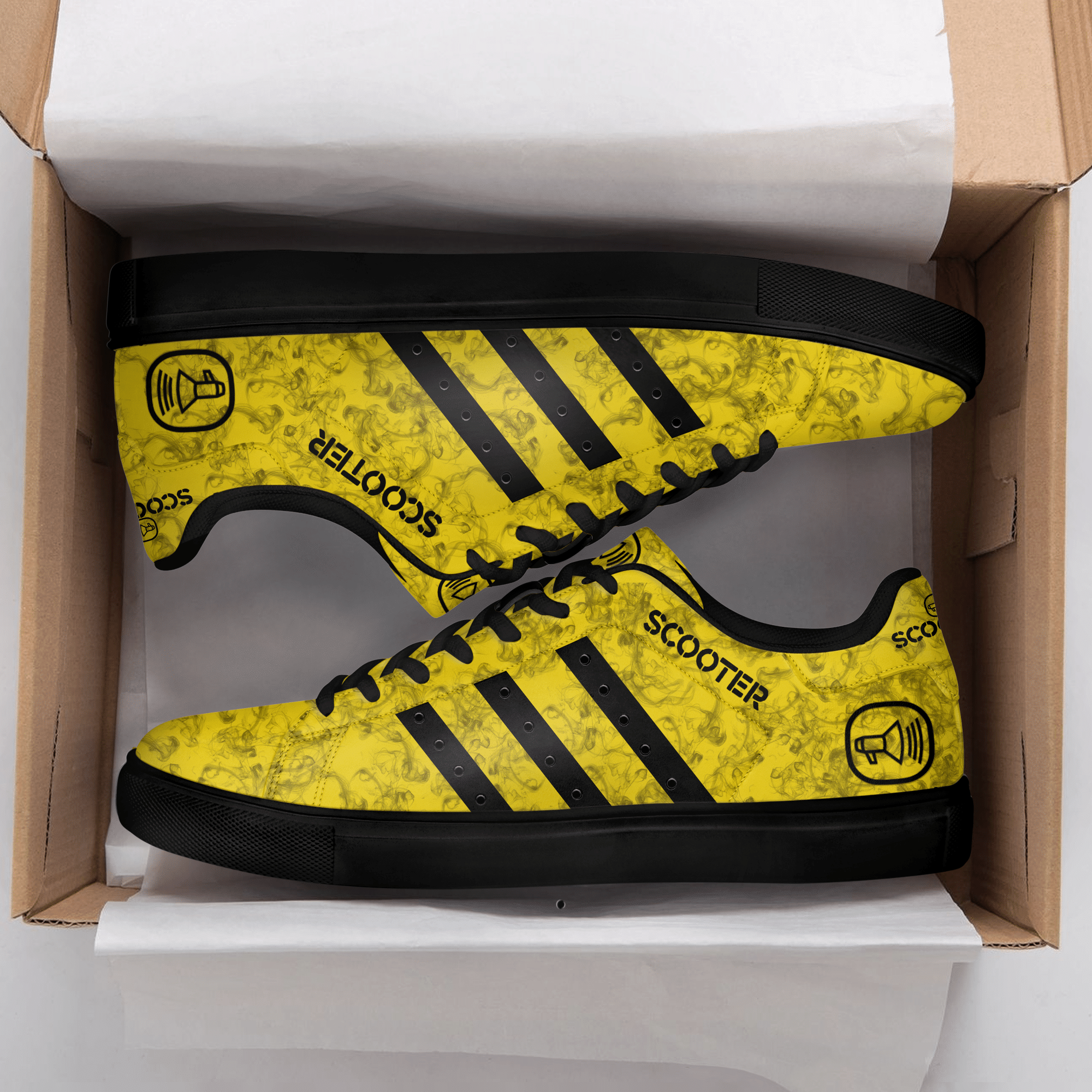 Scooter Music Band Low Top Shoes V13 – Rock Band Merch