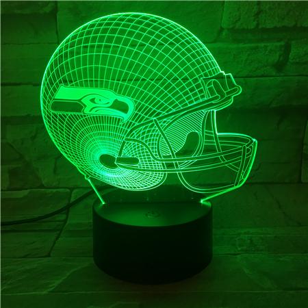 Seattle Seahawks 3D Illusion Led Lamp 2 – Donelanetop Store