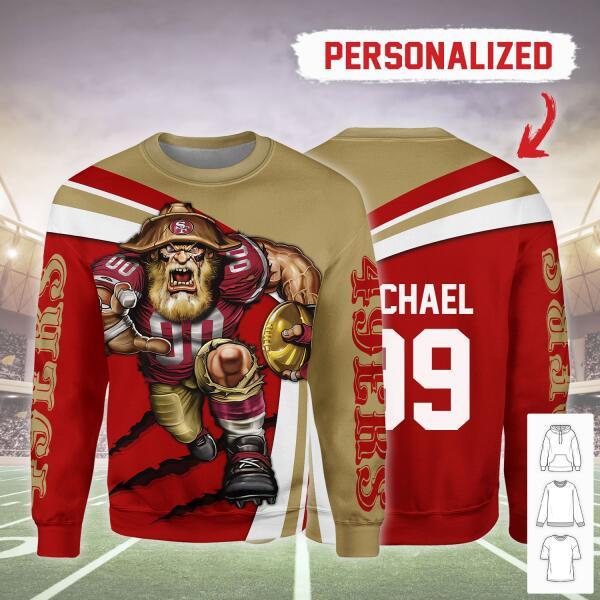 Gearhomies Personalized Unisexsweatshirt San Francisco 49Ers Football ...