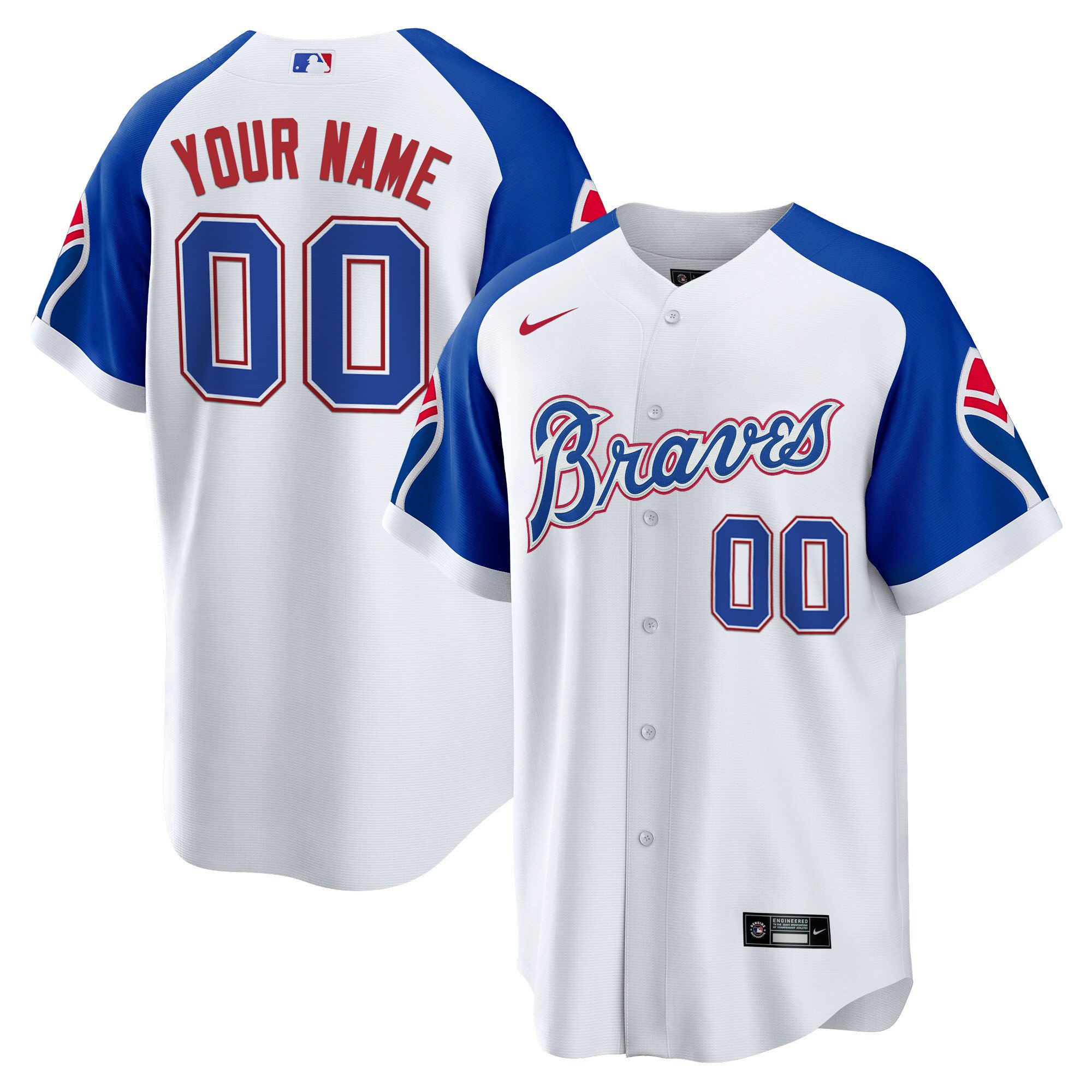 Atlanta Braves Throwback 1974 – 1982 Custom Jersey – All Stitched ...