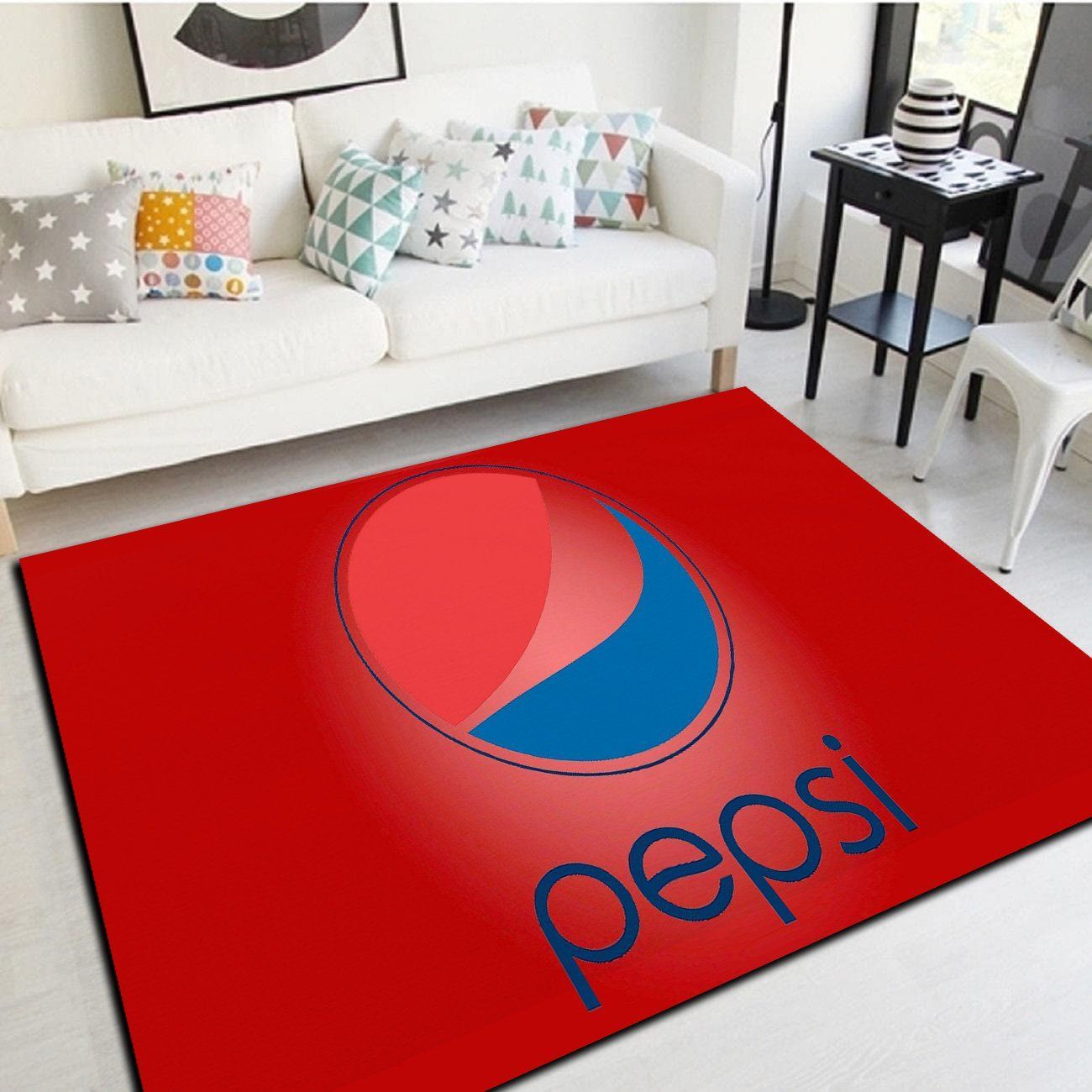 Pepsi Logo Area Rugs, Living Room Carpet, Floor Mat Home Decor ...
