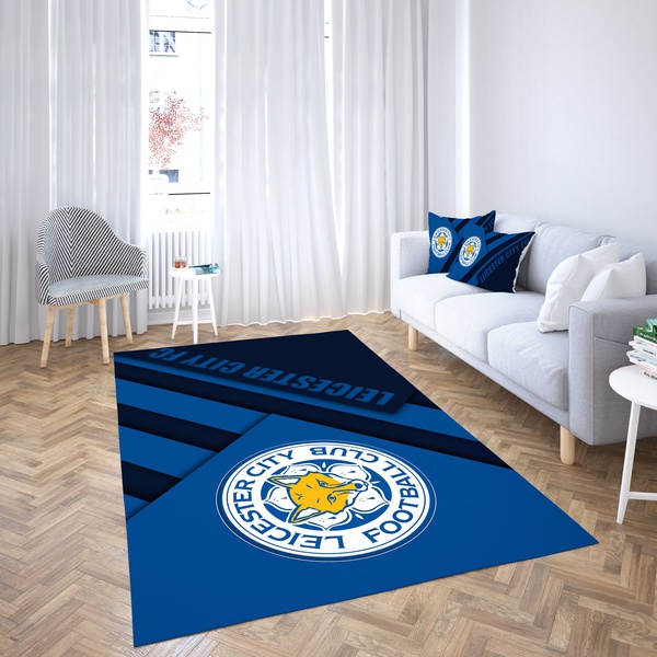 Leicester City Football Club Carpet Living Room Area Rug - Themarketfarmer
