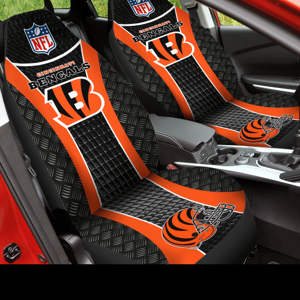 Cincinnati Bengals 2022 Car Seat Covers (Set Of 2) – V4 – Rock Band Merch