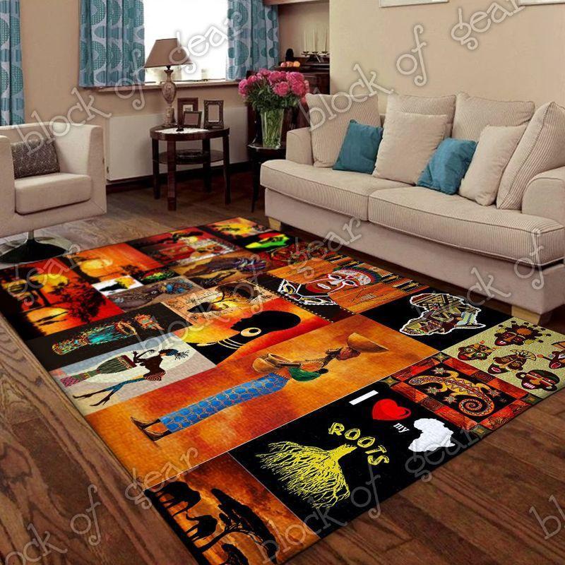 I Love Africa Rectangle Rug 112 - Themarketfarmer