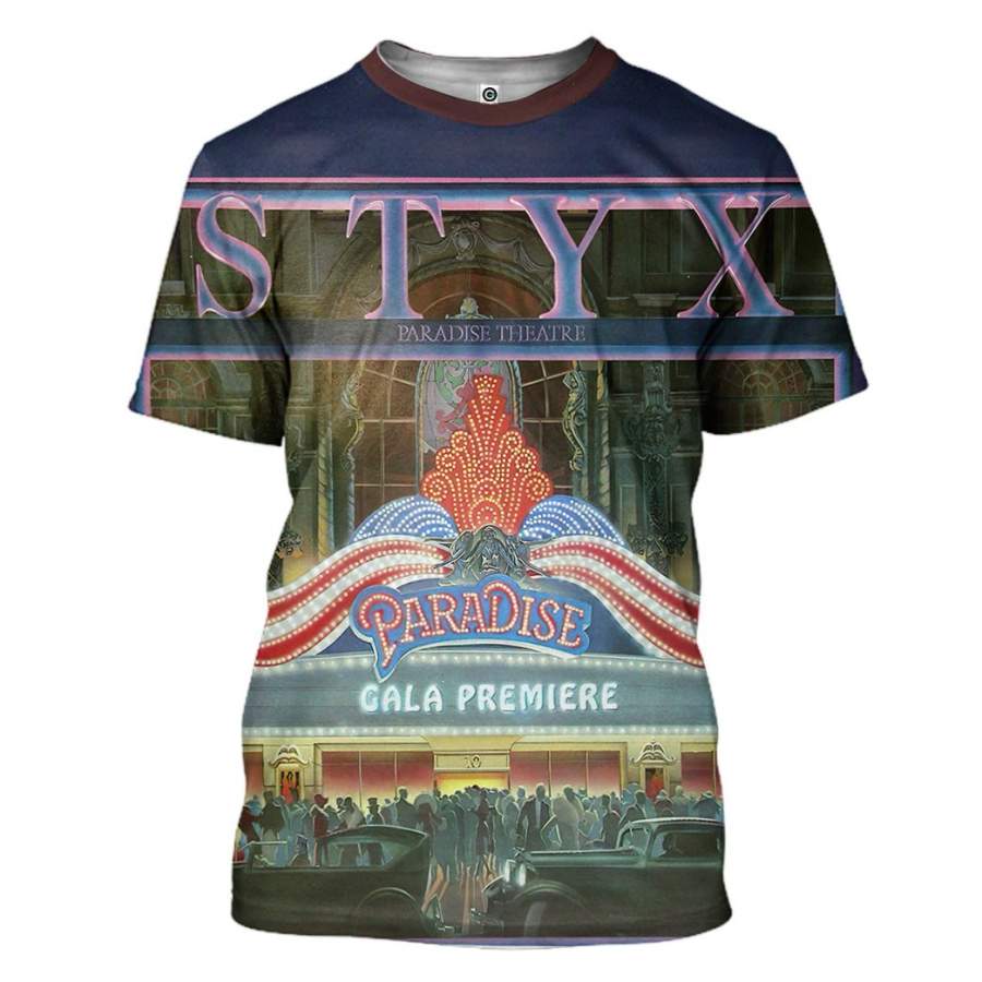 Gearhuman 3D Rock Back Styx Cover Art Custom Hoodie Apparel | Shop