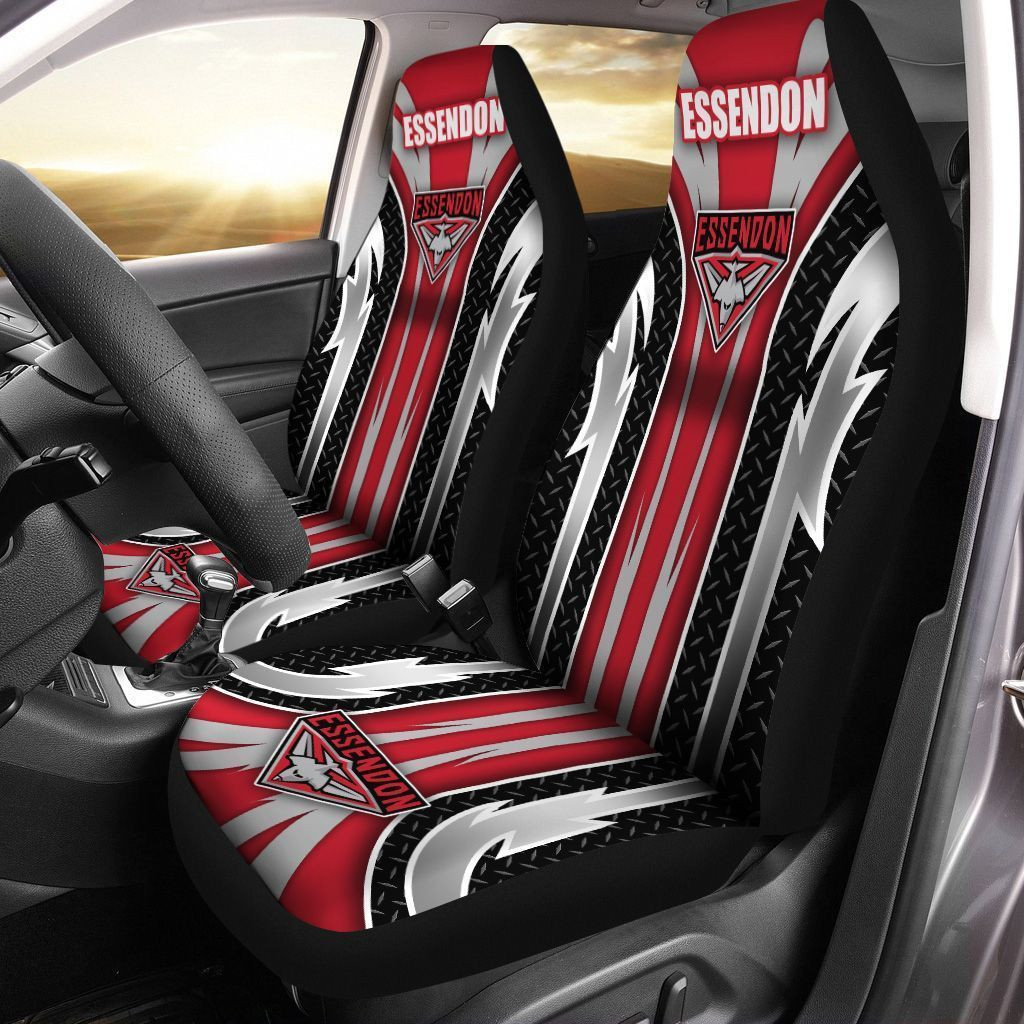 Essendon Football Club Car Seat Cover (Set Of 2) Ver 4 – Rock Band Merch