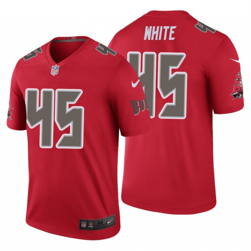Men’S Devin White Tampa Bay Buccaneers Color Rush Legend Red Jersey | Shop