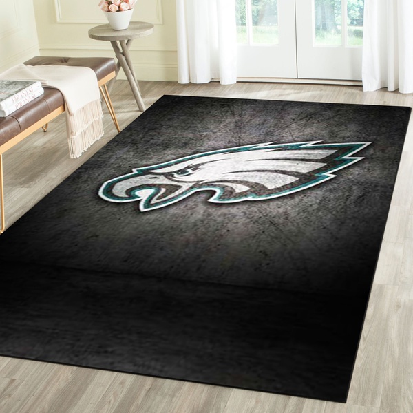 Philadelphia Eagles Area Rug, Football Team Living Room Carpet, Sports ...