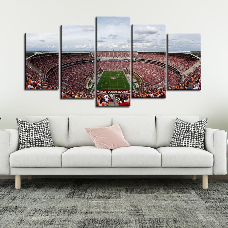 Alabama Crimson Tide Football Stadium Canvas 8 – Donelanetop Store