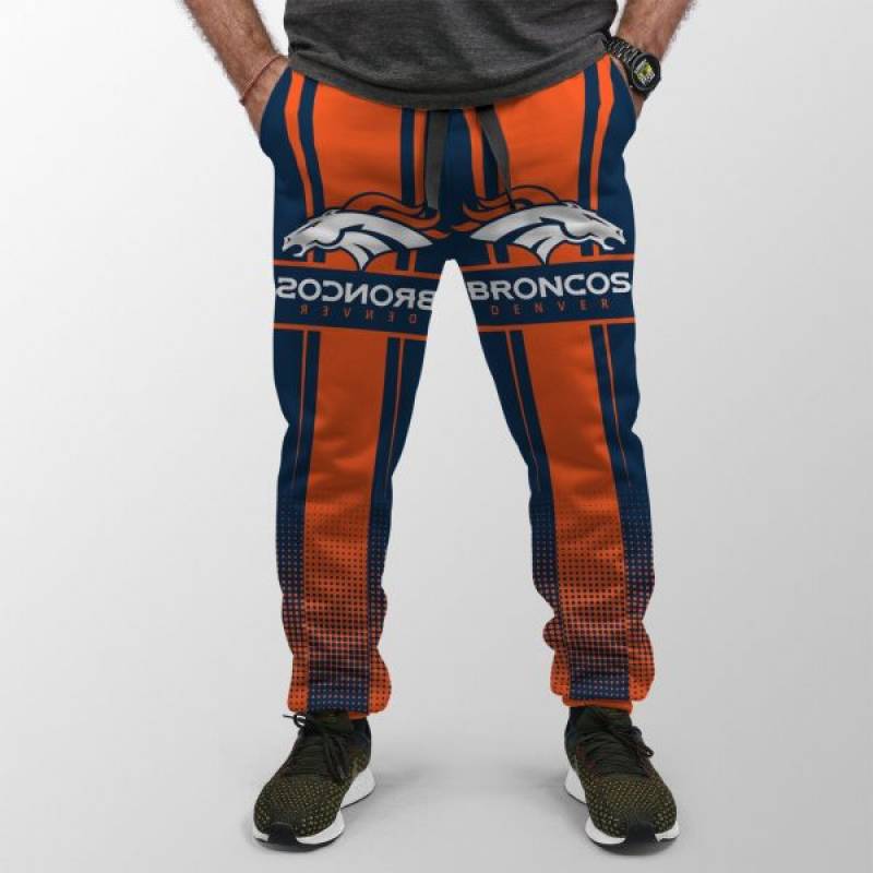 Denver Broncos All Over Print Sweatpants Joggers V1