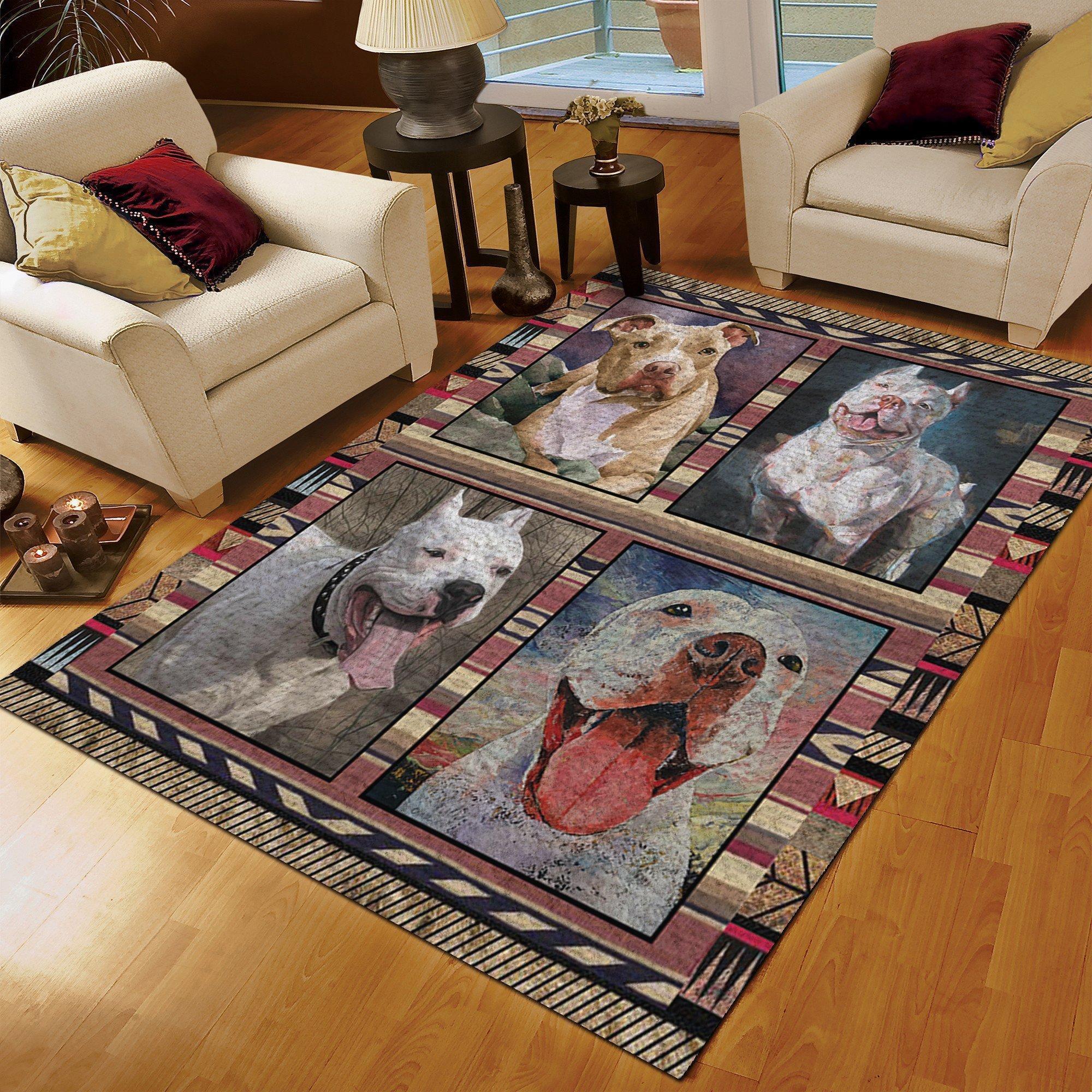 Pitbull Really Cute Rug - Themarketfarmer