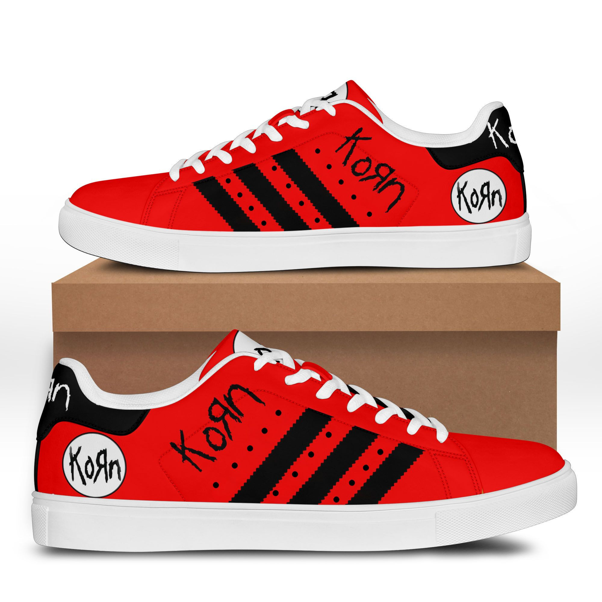 Korn Tnc-Ht St Smith Shoes Ver 1 ( Red) - VMTees