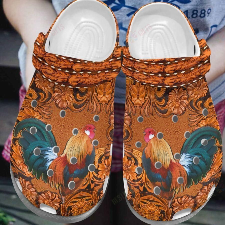 Chicken Crocs Classic Clog Beautiful Chicken Shoes - Themarketfarmer
