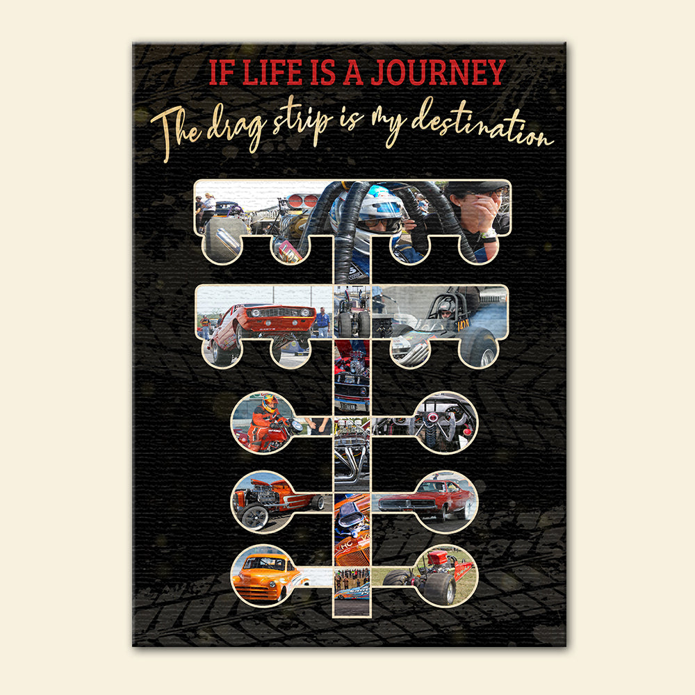 Custom Photo Drag Racing Tree Poster - The Drag Strip Is My Destination ...