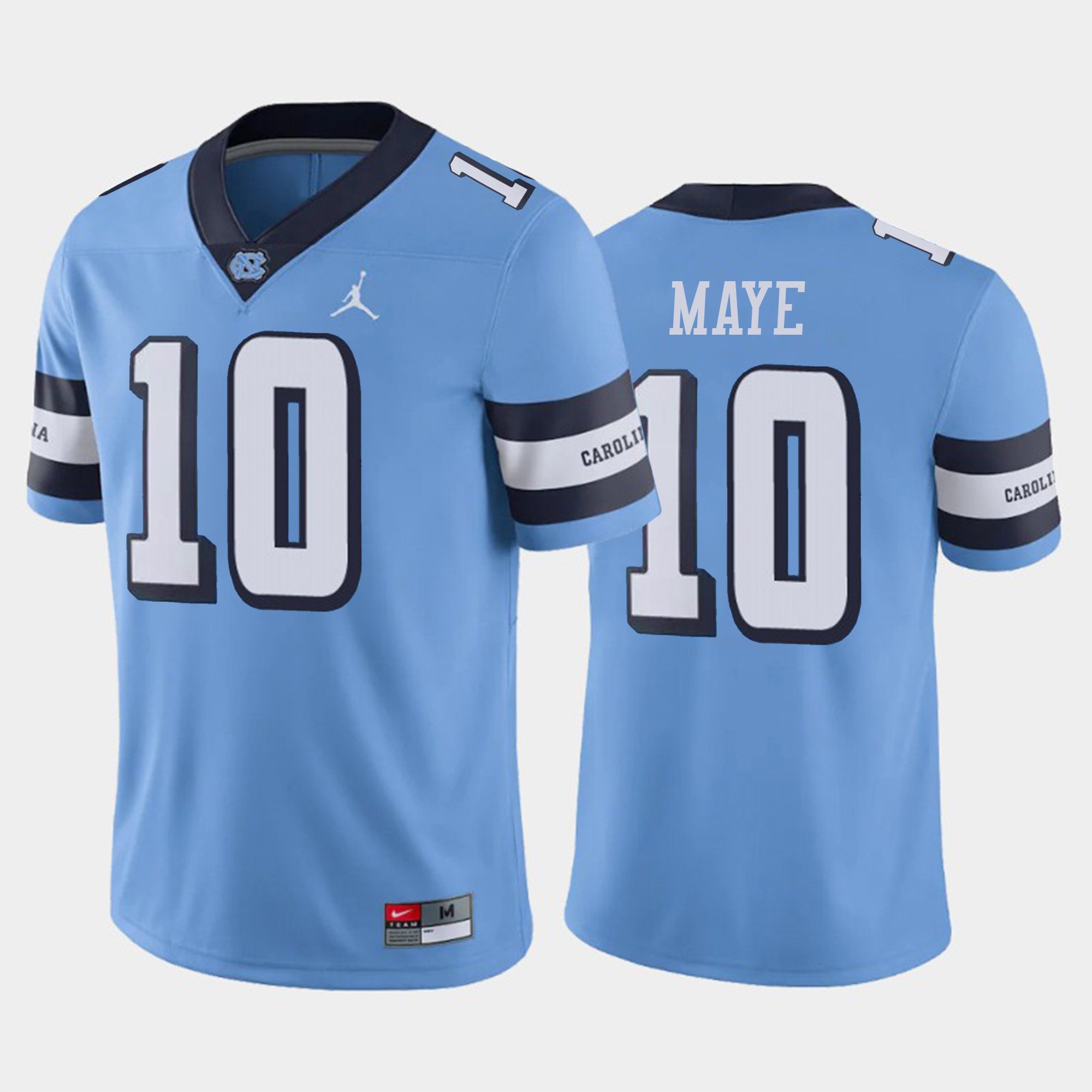 Carolina Tar Heels College Football Blue Jersey – All Stitched ...