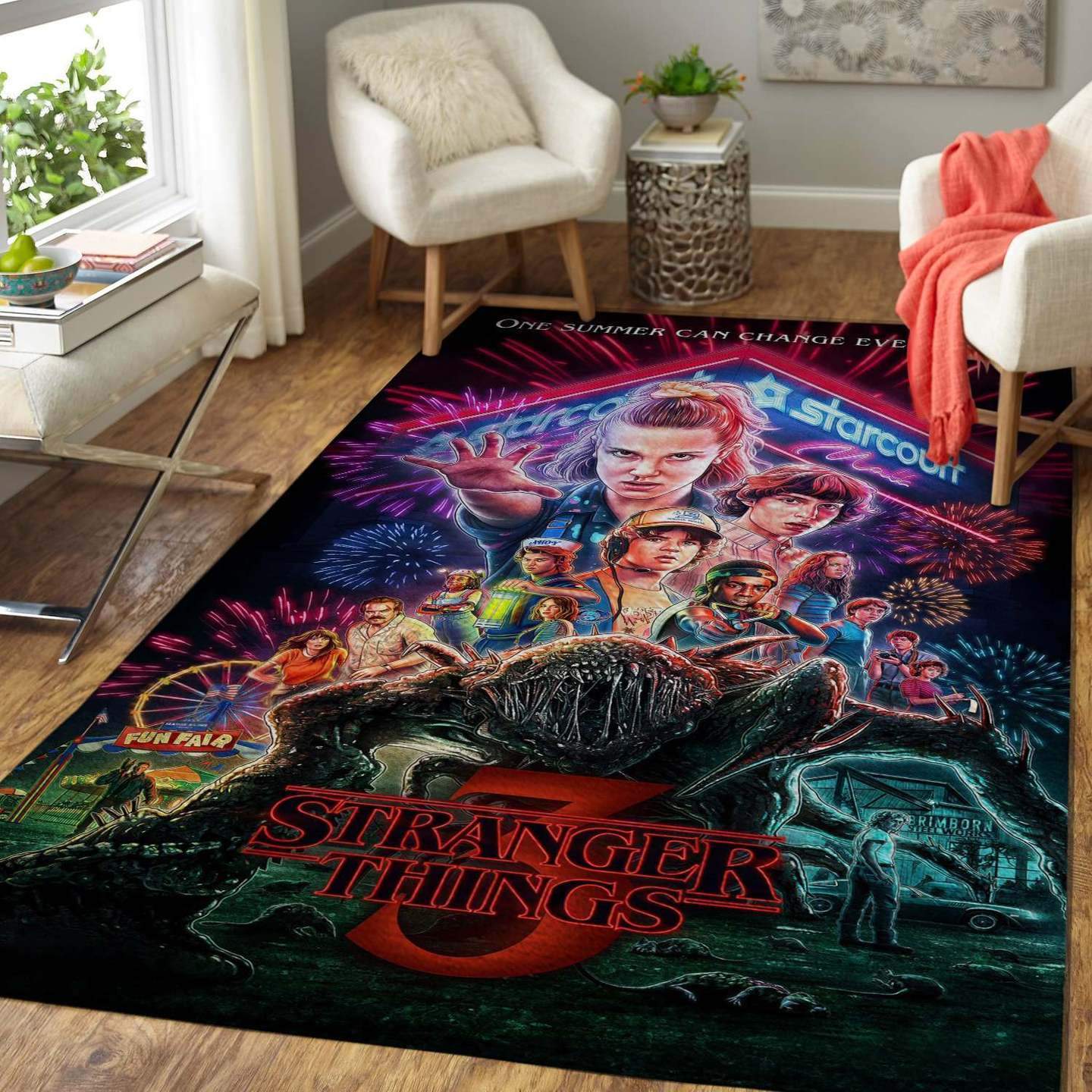 Stranger things Rug - Themarketfarmer