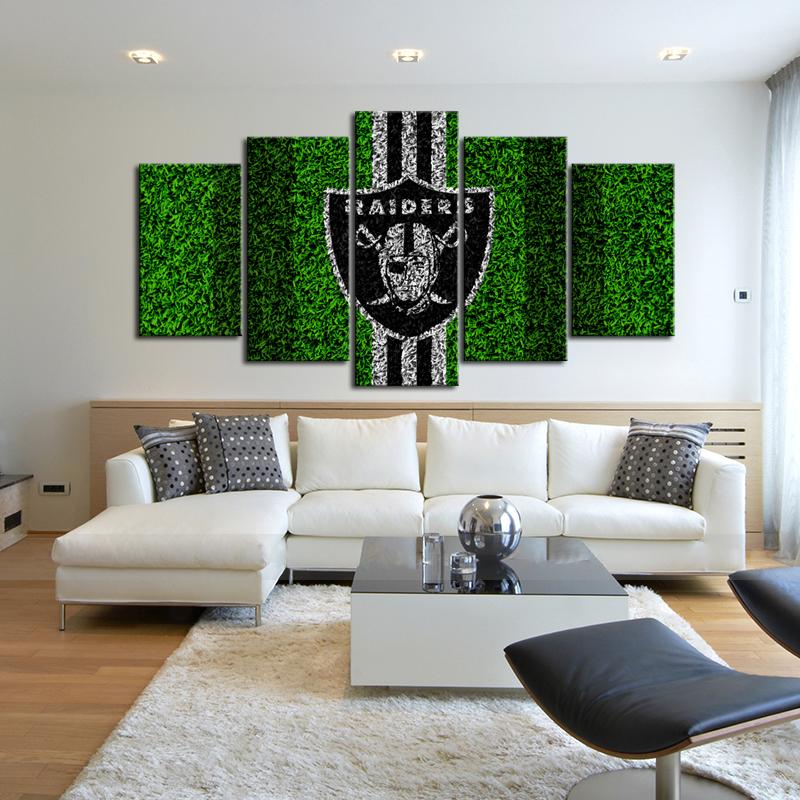 Las Vegas Raiders Grassy Wall Canvas – Donelanetop Store