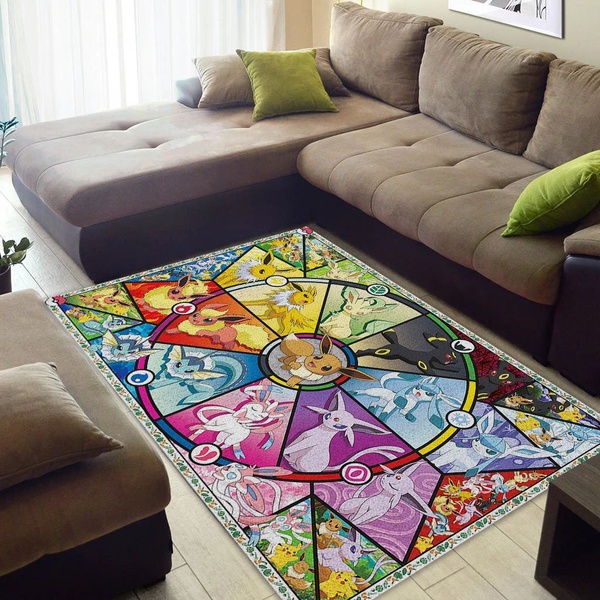 Evolution Of Eevee Area Rug - Themarketfarmer