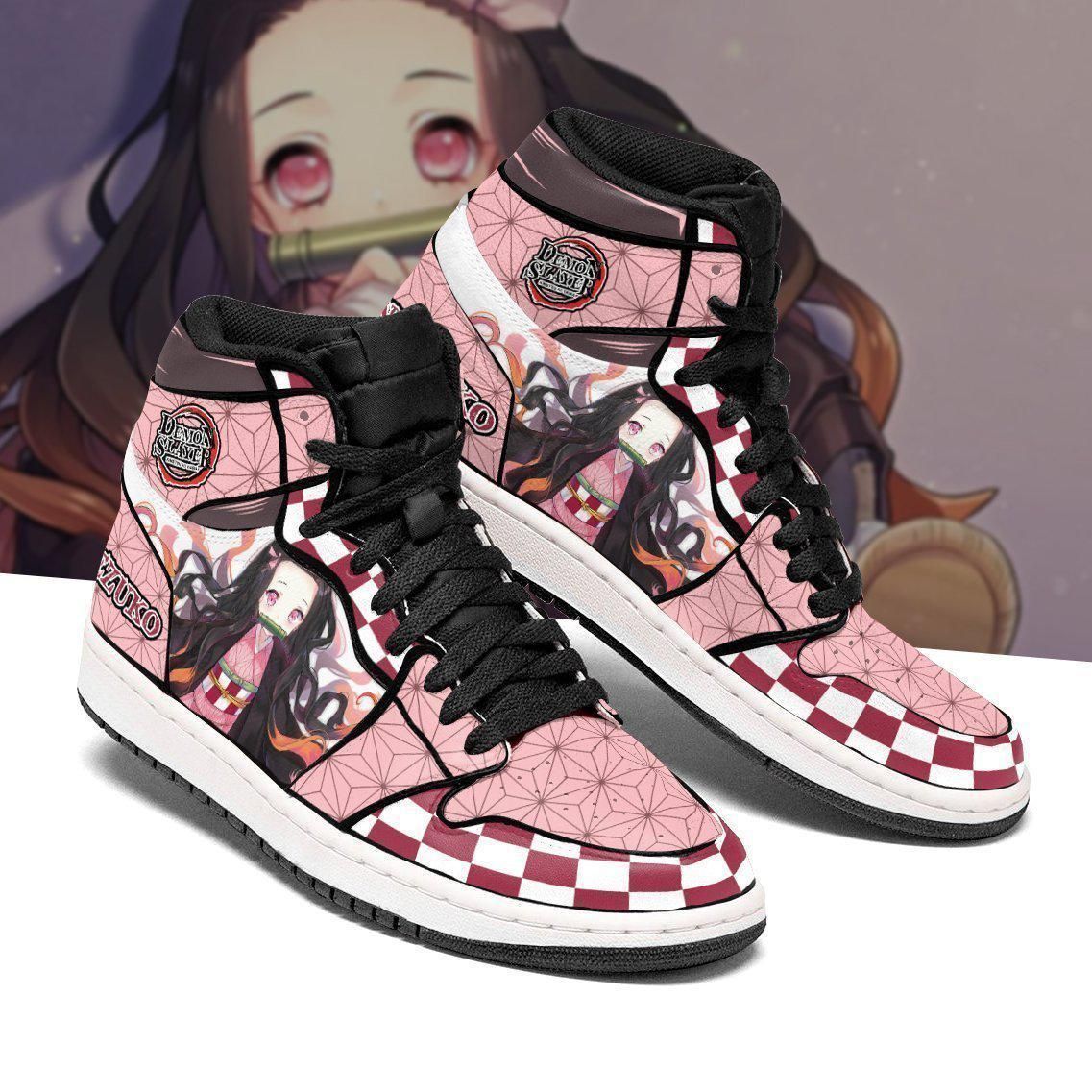 Nezuko Sneakers Custom Anime Demon Slayer Shoes - Alopeciaresearch