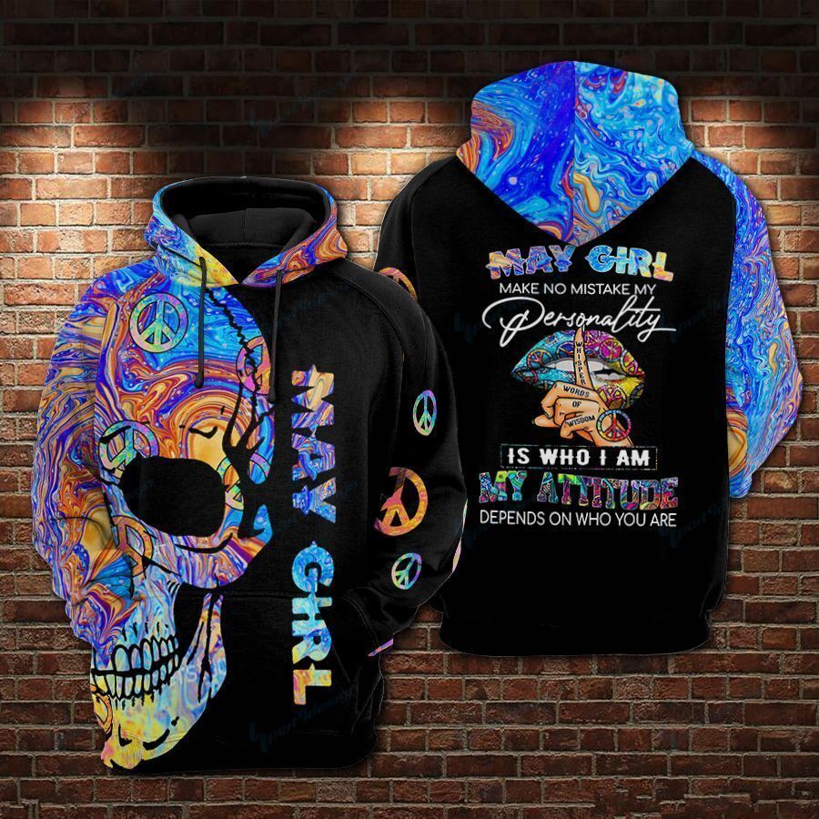 Peace Skull May Girl 3D All Over Printed 130 – Donelanetop Store