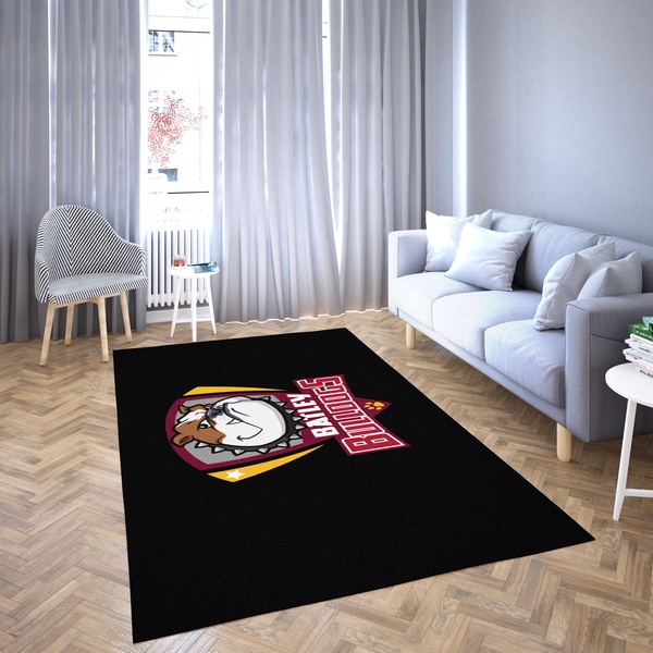 Batley Rugby League Logo Black Combined Beautiful Carpet Living Room ...