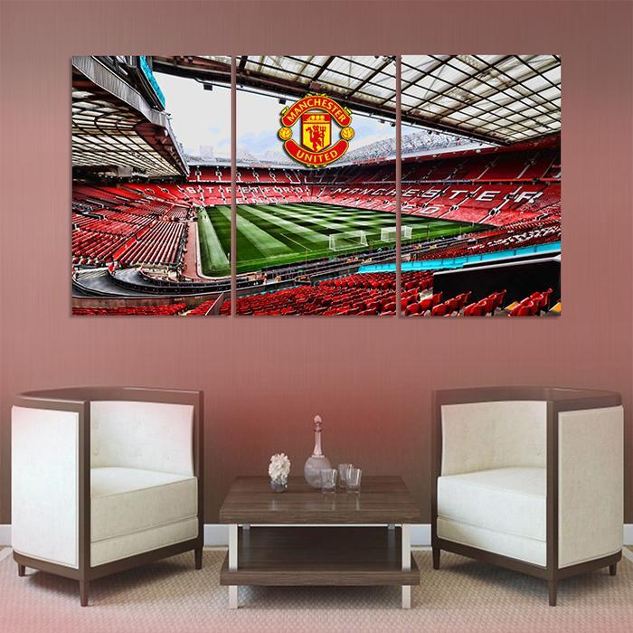 Manchester United Stadium Wall Art Canvas 4 – Donelanetop Store