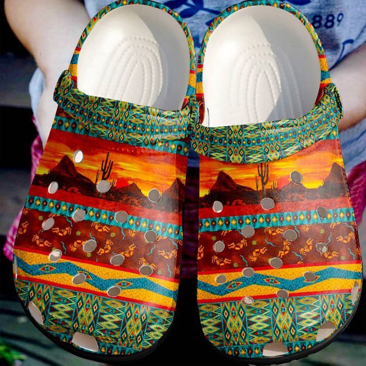 Native American Stunning Pattern Crocs Clog Shoes - Themarketfarmer