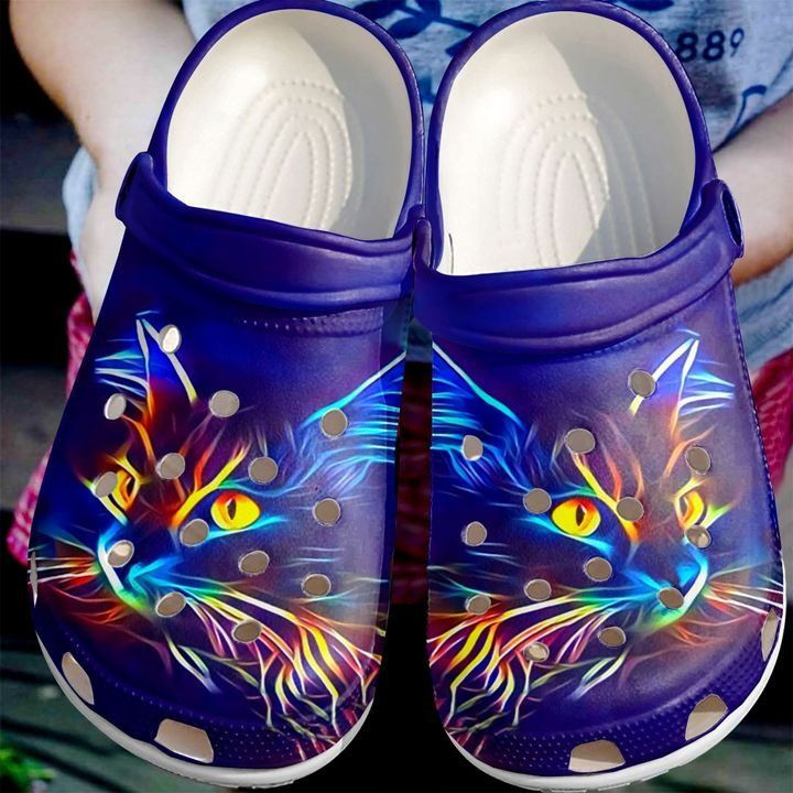 Cat Neon Sku 502 Crocs Clog Shoes - Themarketfarmer