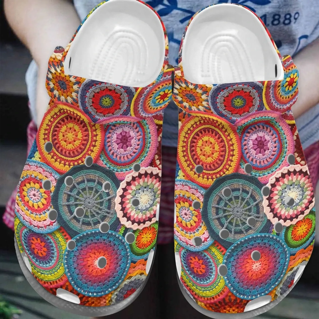 Crochet Personalize Clog Custom Crocs Fashionstyle Comfortable For ...