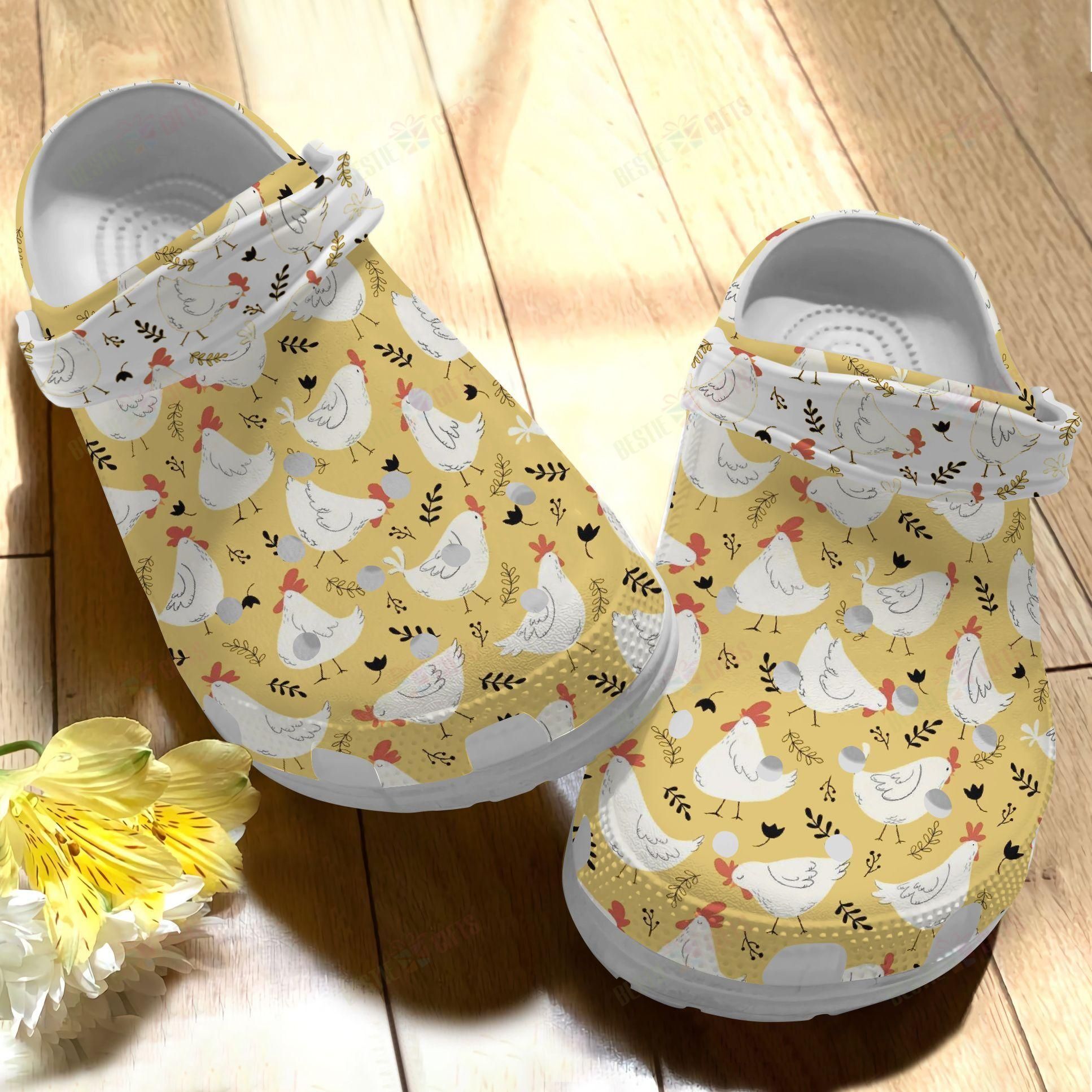Chicken Crocs Classic Clog 6 Colors Baby Chickens Shoes - Themarketfarmer