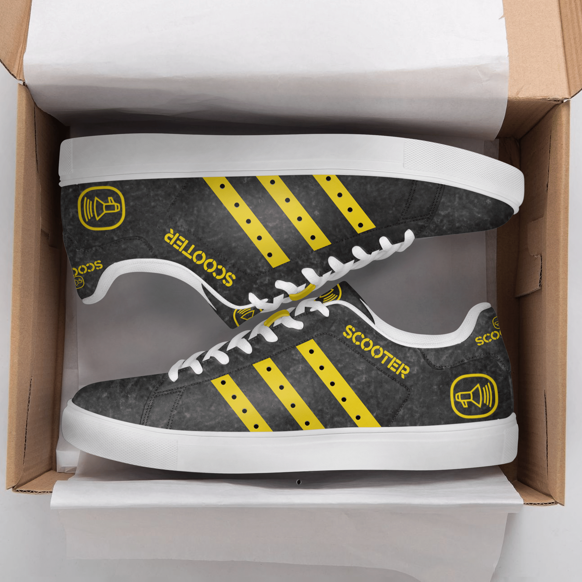 Scooter Music Band Low Top Shoes V8 – Rock Band Merch