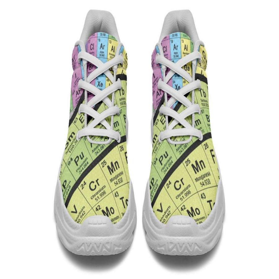 Periodic Table Chunky Sneakers - Wolfashion Store