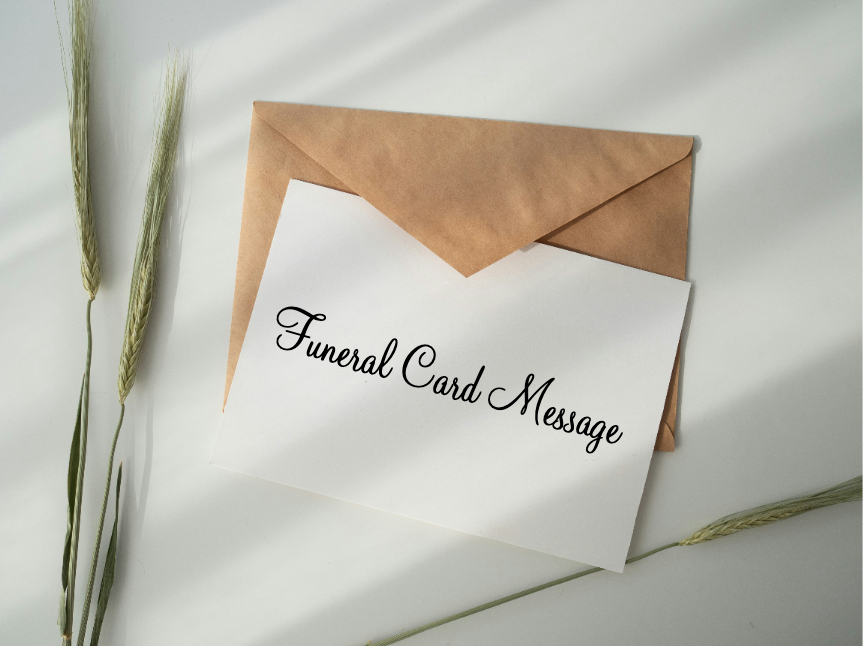 Funeral Card Message: Heartfelt Words for a Difficult Time | FuneralFolio