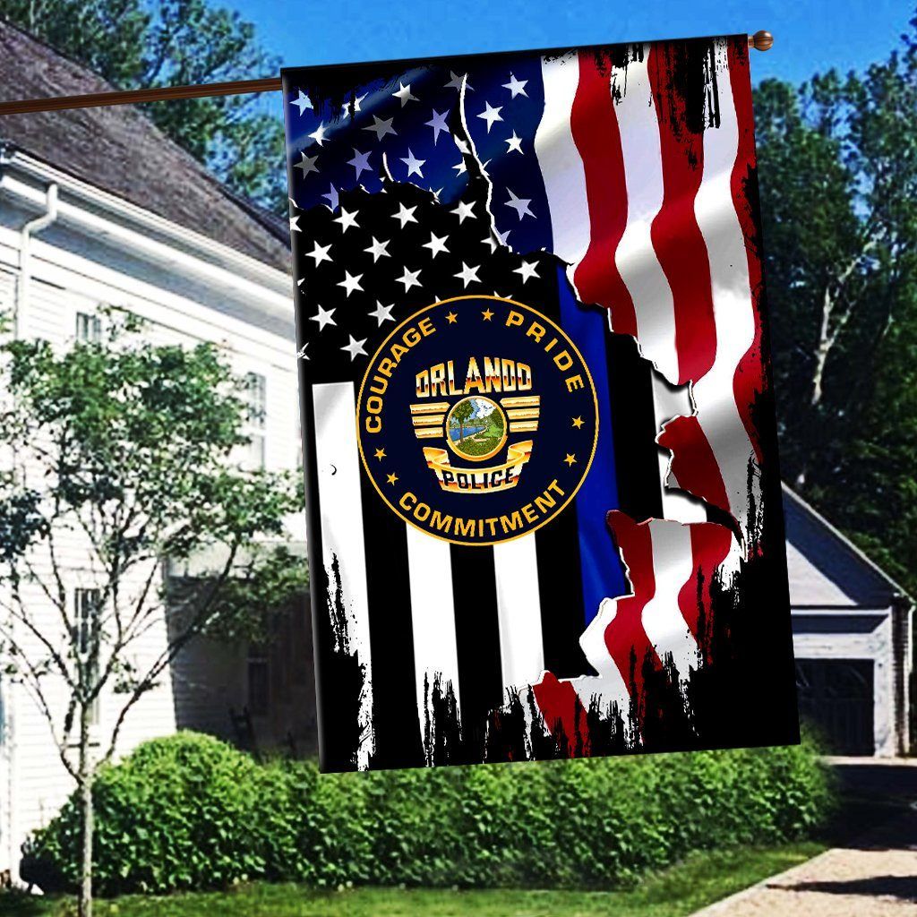 Charlotte-Mecklenburg Police Department Flag 3D Full Printing, Veteran ...