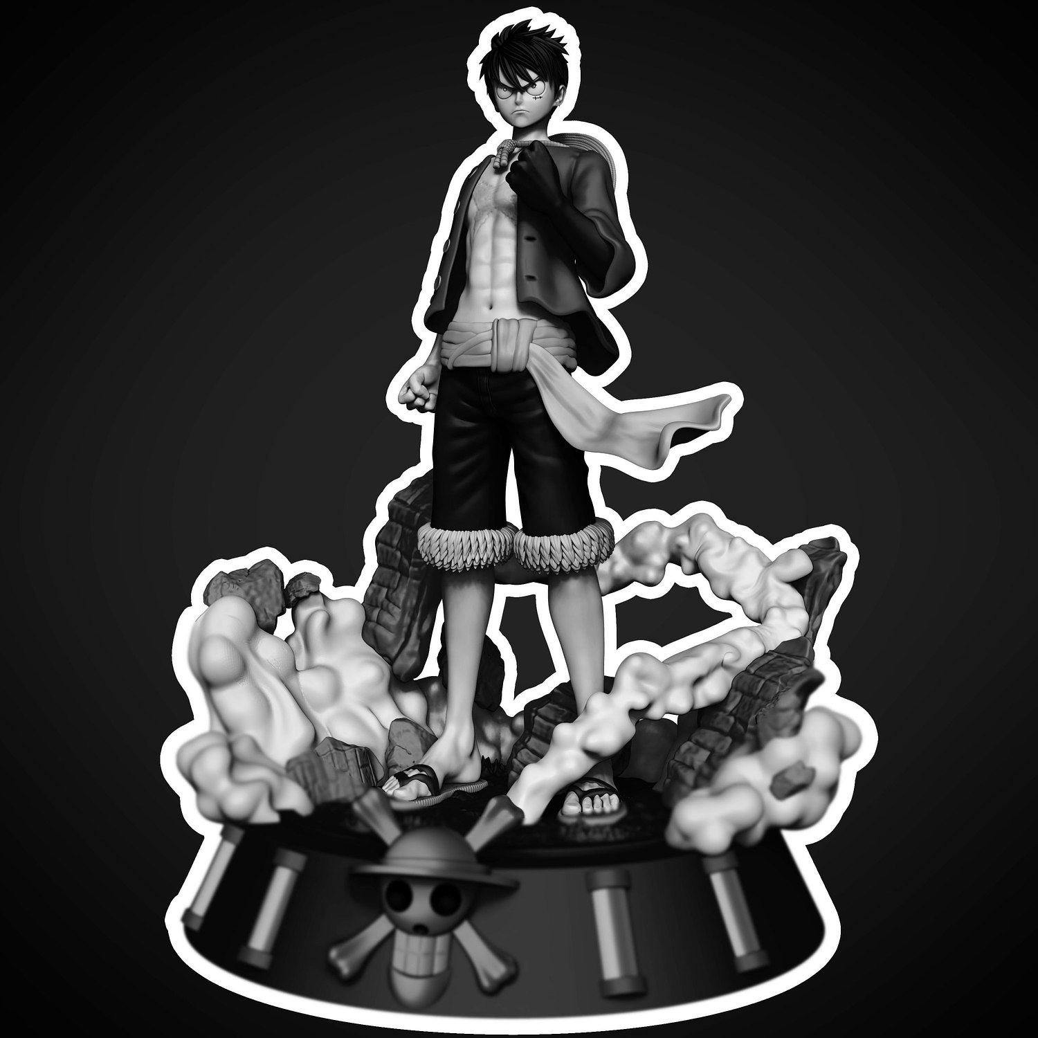 Monkey D. Luffy V2 From One Piece | SpecialSTL